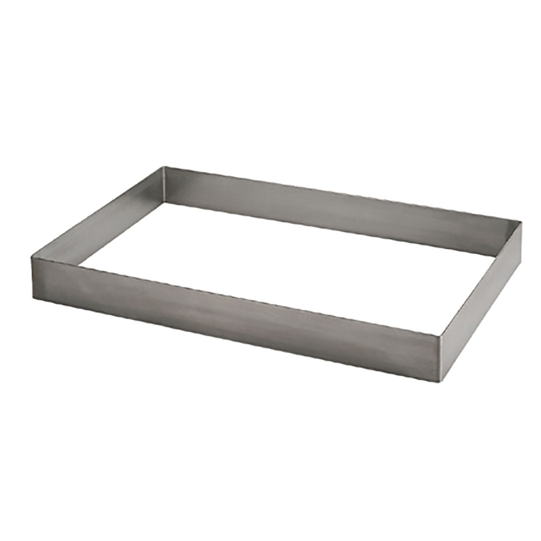Rectangular pastry frame, stainless steel, stainless steel, 57x37x3cm ...