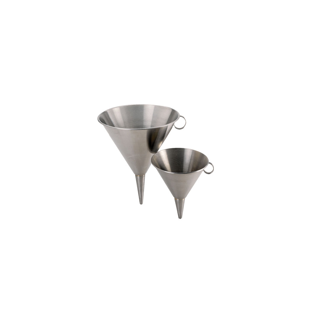 Funnel, stainless steel