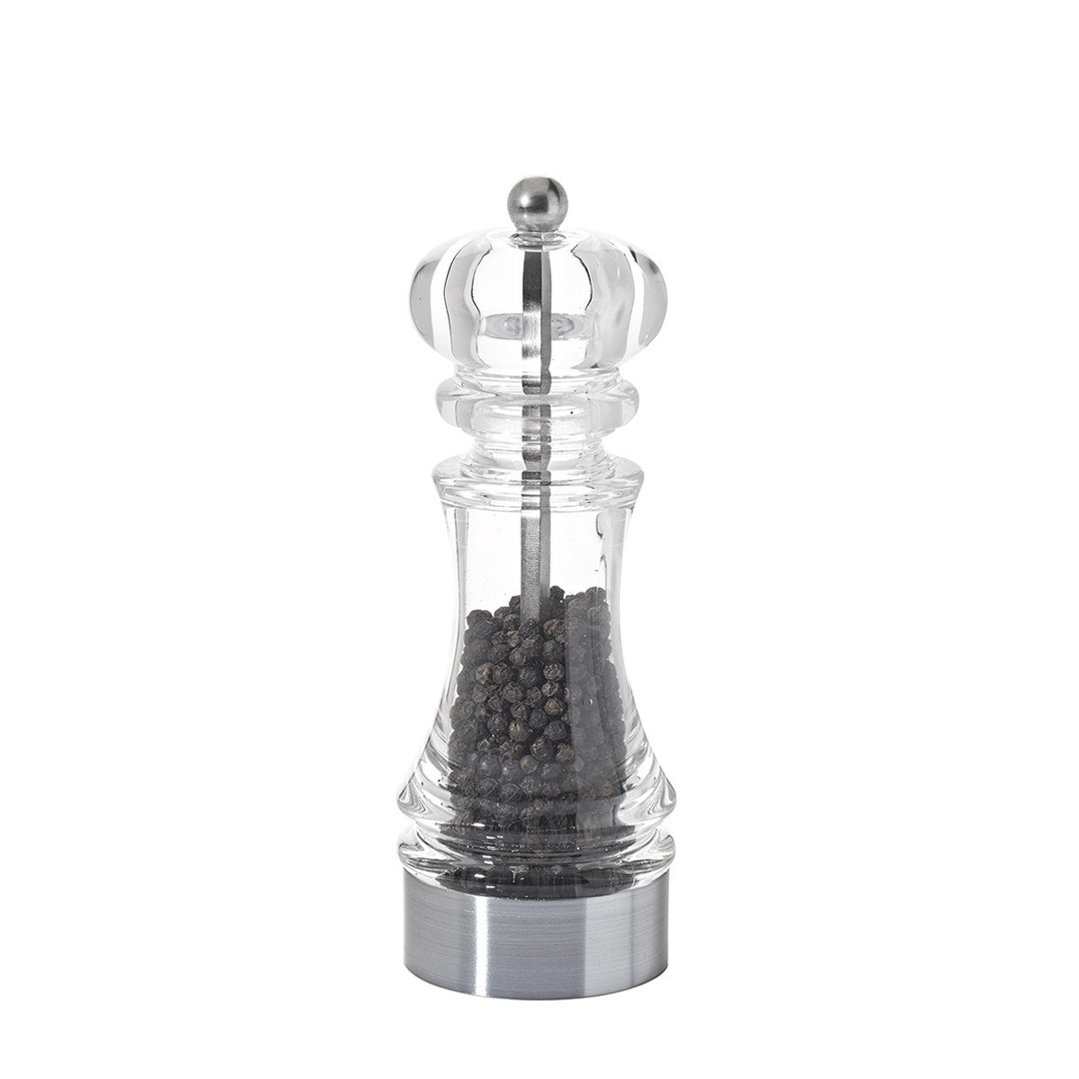 Pepper mill transparent acrylic 18 cm MAMBO, plastic, transparent mambo ...