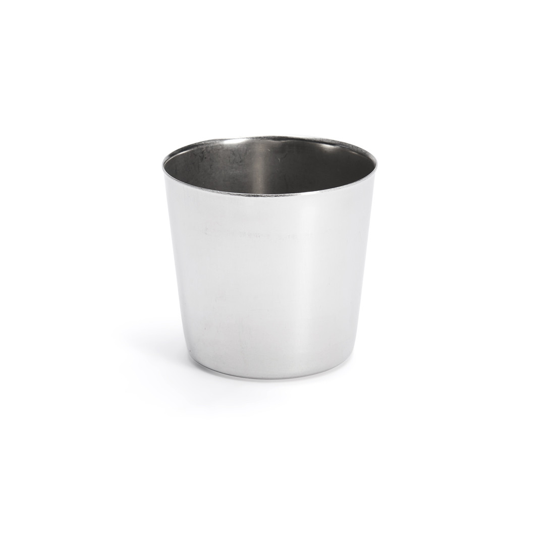Stainless steel Conical Dariole mould Ø8cm H.8cm - de Buyer