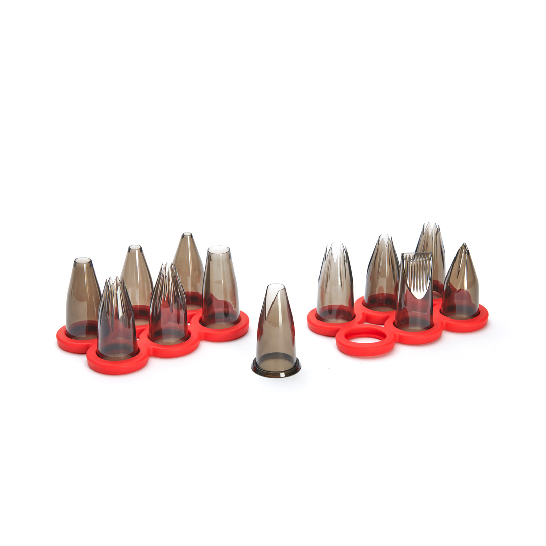 Set of 12 assorted tritan nozzles CATERER - de Buyer