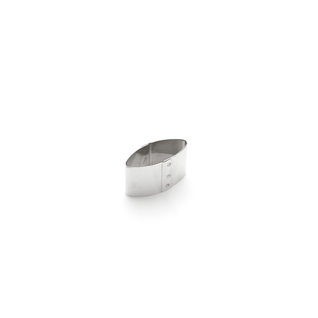Ring, stainless steel, calisson Ht 4cm - de Buyer