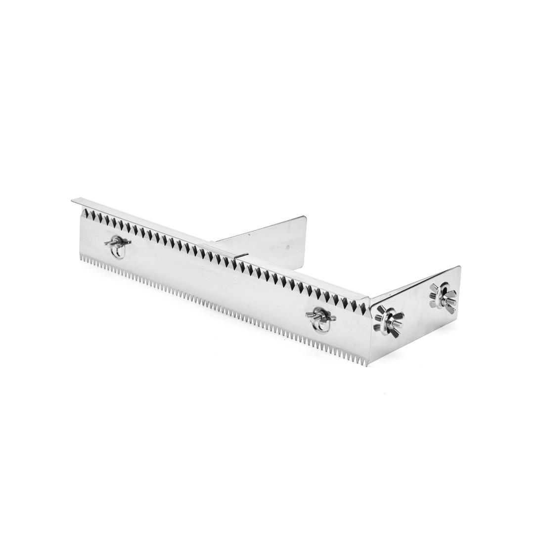 Raplette Pascal inox réglable hauteur et largeur 40x17cm avec double ...