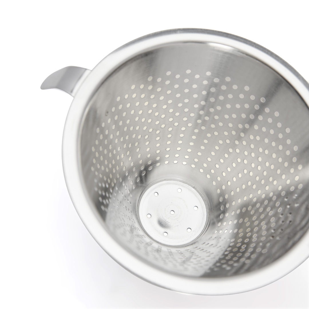 Perforated stainless steel chinese strainer Ø10cm - de Buyer