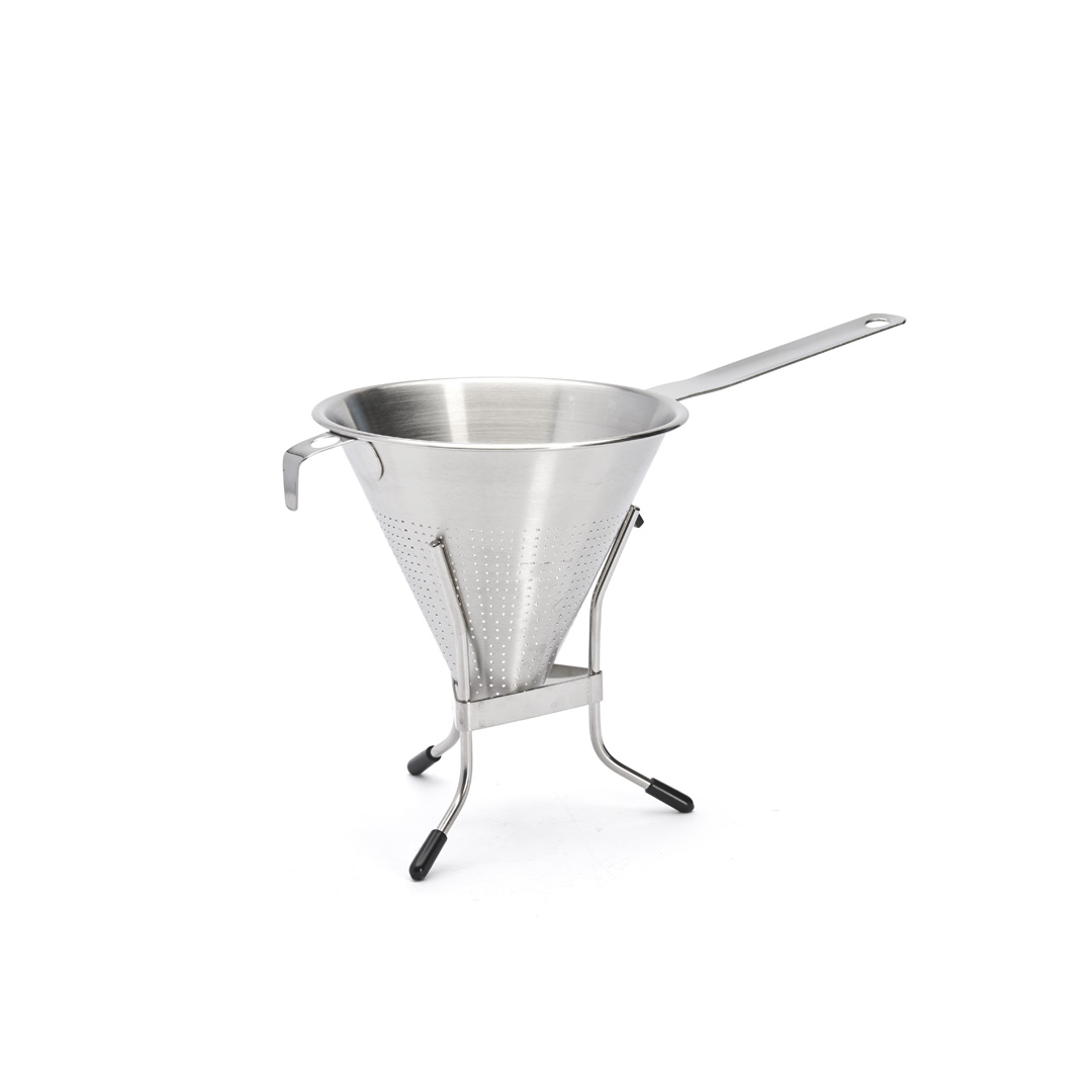 Perforated stainless steel chinese strainer Ø18cm - de Buyer