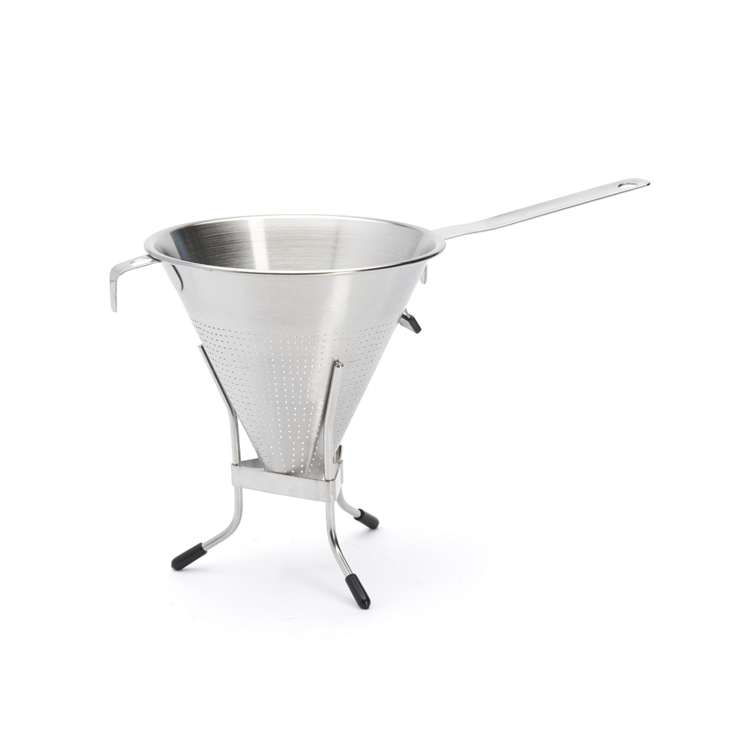 Perforated stainless steel chinese strainer Ø20cm - de Buyer