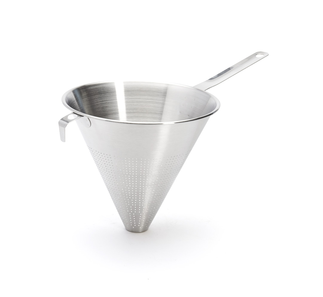 Perforated stainless steel chinese strainer Ø23cm - de Buyer
