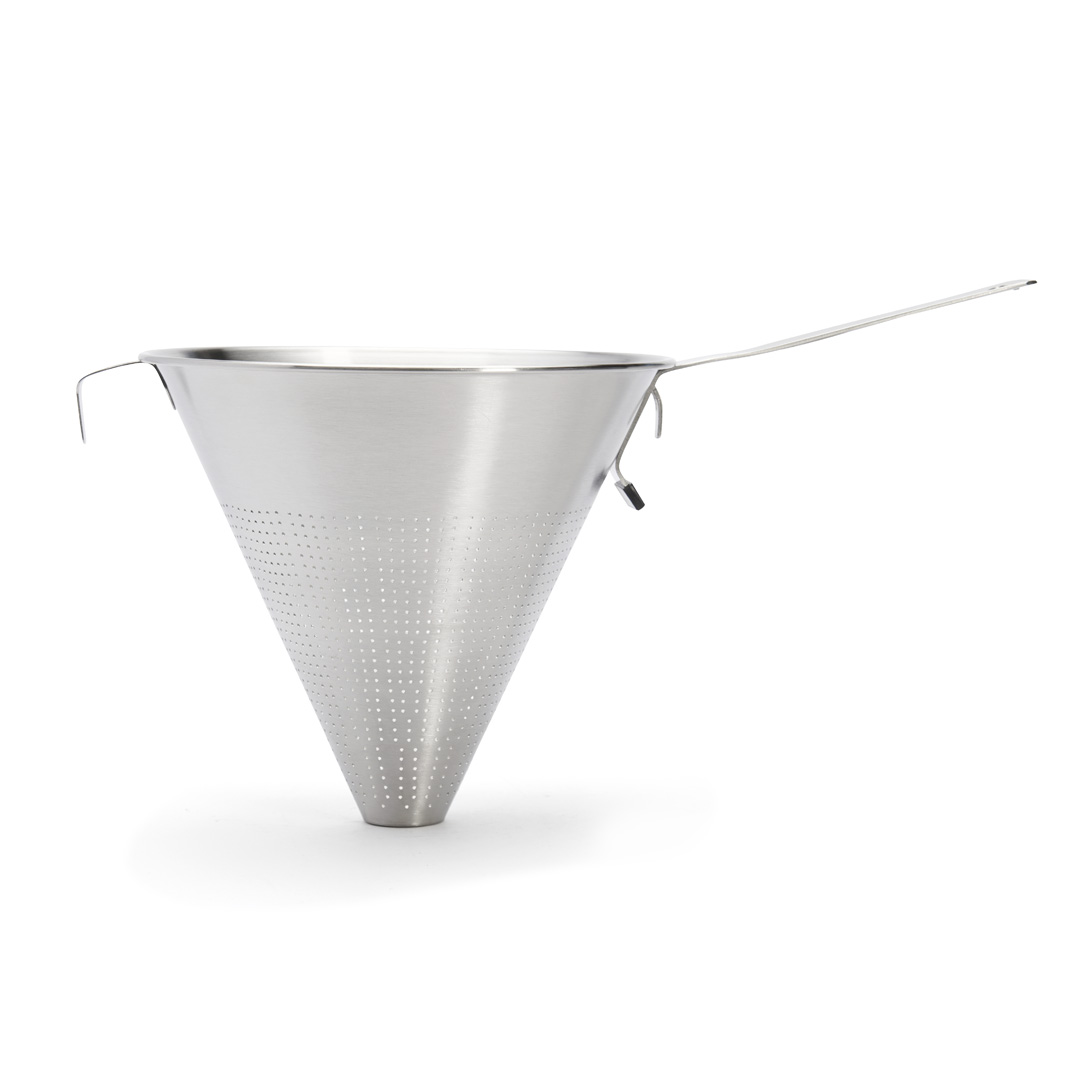 Perforated stainless steel chinese strainer Ø23cm - de Buyer